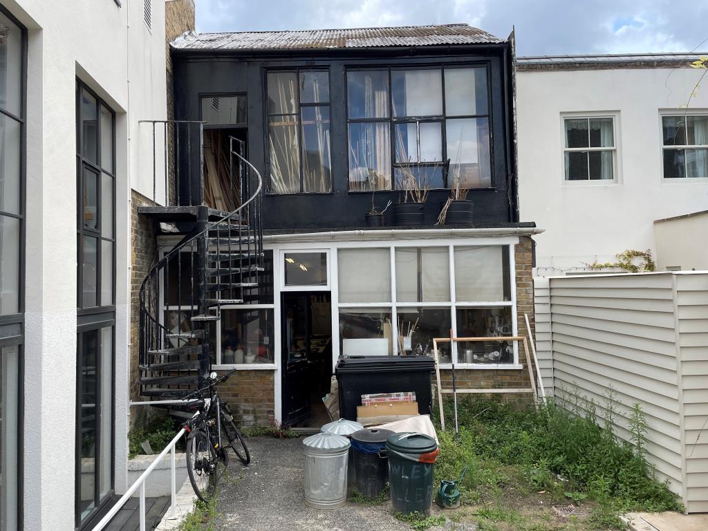 LOT - 26 AUCTION - 245 - SHOP AND FLAT PLUS REAR BUILDING WITH POTENTIAL