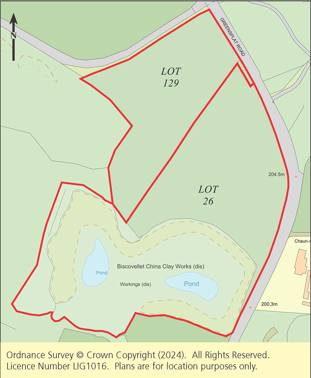 LOT - 26 AUCTION - 252 - FREEHOLD LAND AND DISUSED QUARRY